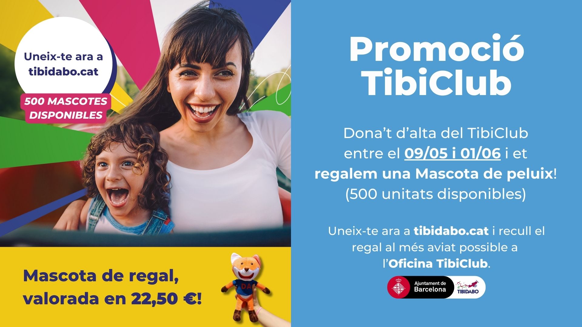 Promoción TibiClub | Parque de atracciones Tibidabo